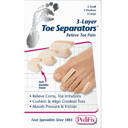 Foam Toe Separators _ Podiatrist approved - Australia